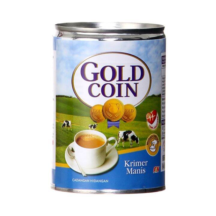 CONDENSED MILK GOLD COIN 1 tin / SUSU PEKAT MANIS GOLD COIN 1 TIN | Lazada