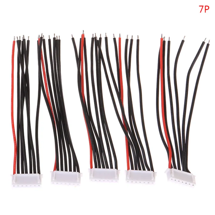 5Pcs 2-10P LiPo Battery Balance Charger Cable Wire 22AWG JST-XH ...