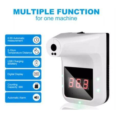 Built in Battery Wall Mounted Thermometer Infrared thermometer standing ...