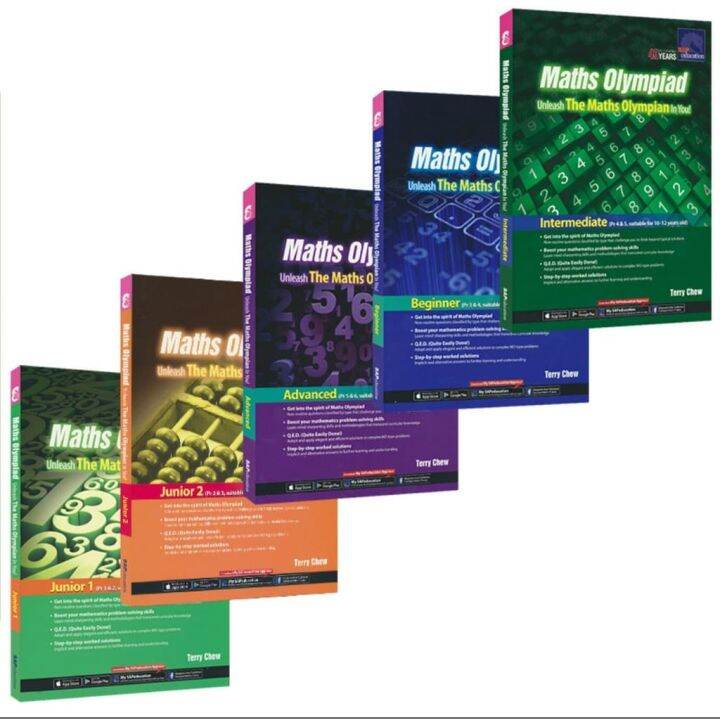 SAP Maths Olympiad ชุด 5 เล่มขายแยกเล่ม ชุดหนังสือแบบฝึกหัด พร้อม เฉลย ...