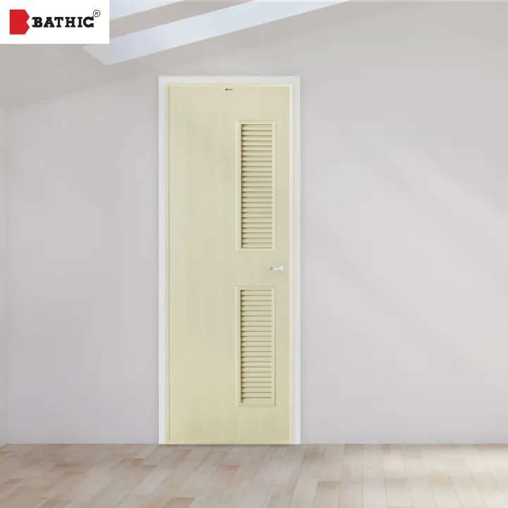 [MADE TO ORDER พร้อมส่งไม่เกิน 10 วัน] BATHIC ประตูพีวีซีบาธติค รุ่นสแ ...