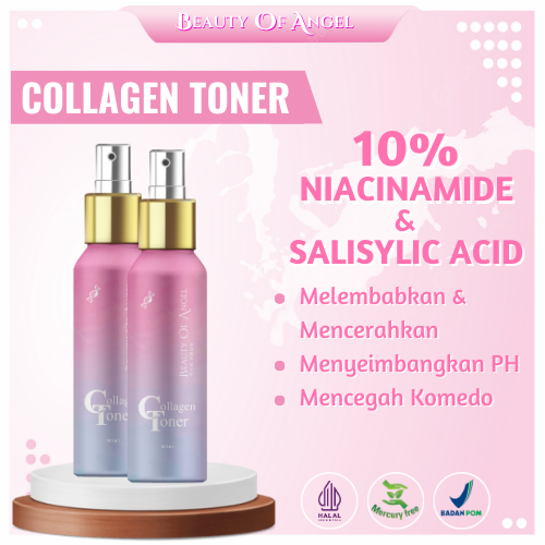 Beauty Of Angel Facial Toner Collagen With Salisylic Acid dan 10% ...
