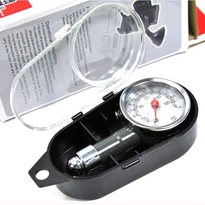 ☂♛ Auto Metal Truck Racing Car Tire Air Pressure Gauge Automobile Tyre ...