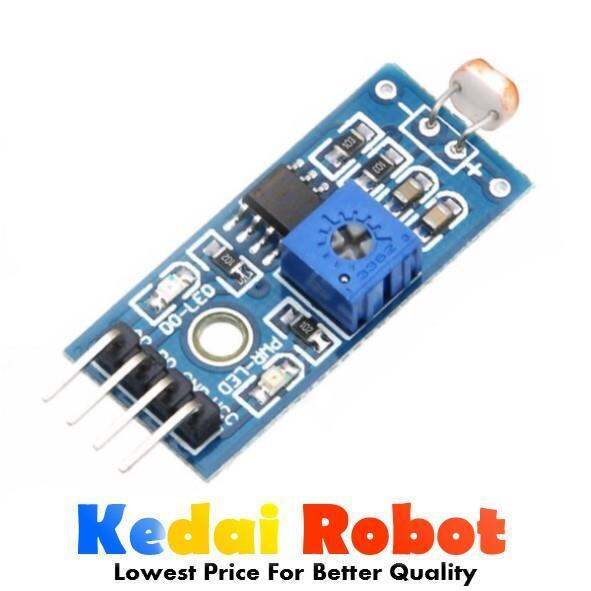 Arduino GL55 LDR Photoresistor Light Dependent Resistor Sensor Module ...