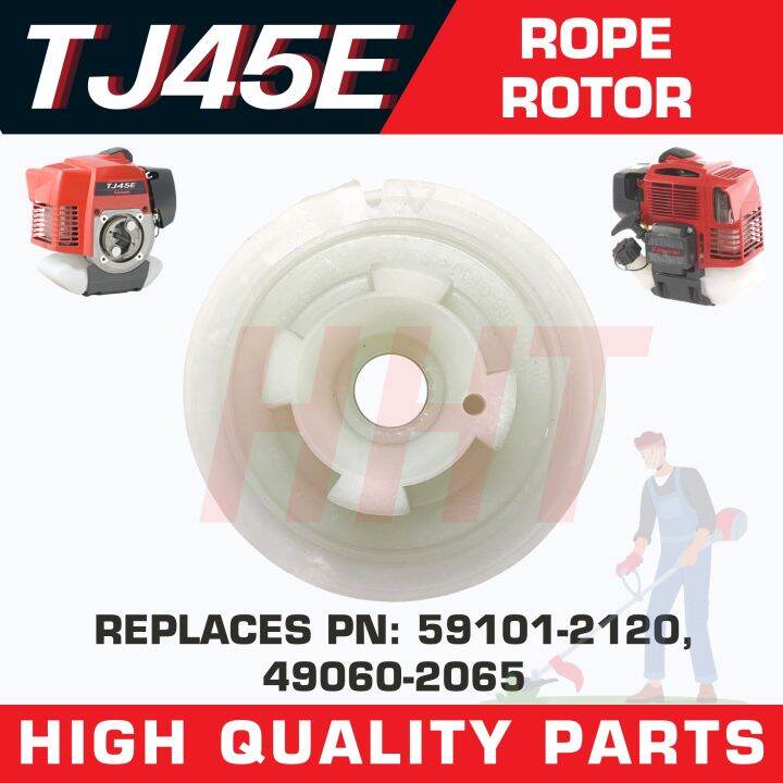 Kawasaki TJ45 TJ45E Rope Rotor Recoil Starter 2 Stroke Grass Cutter ...