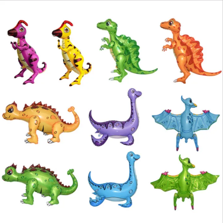 One Large 4D Walking Dinosaur Foil Balloon , Animal , Birthday Party , Jurassic World Decoration ...