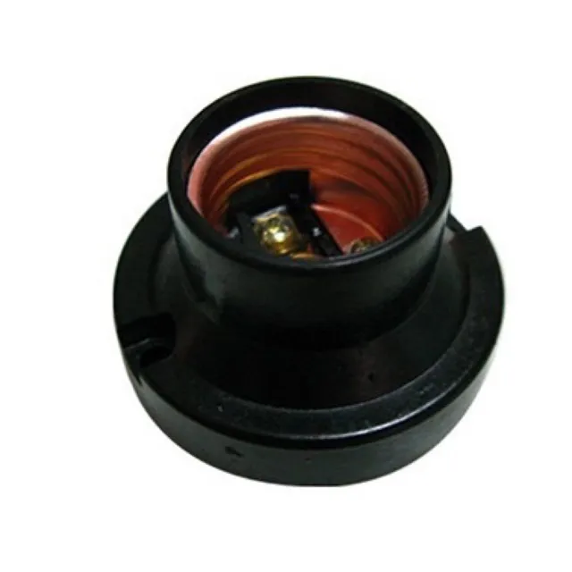 🌈โปรลดพิเศษ🌈 ขั้วแป้นเกลียว N E27 สีดำ ขั้วแป้น พลาสติก | Lazada.co.th