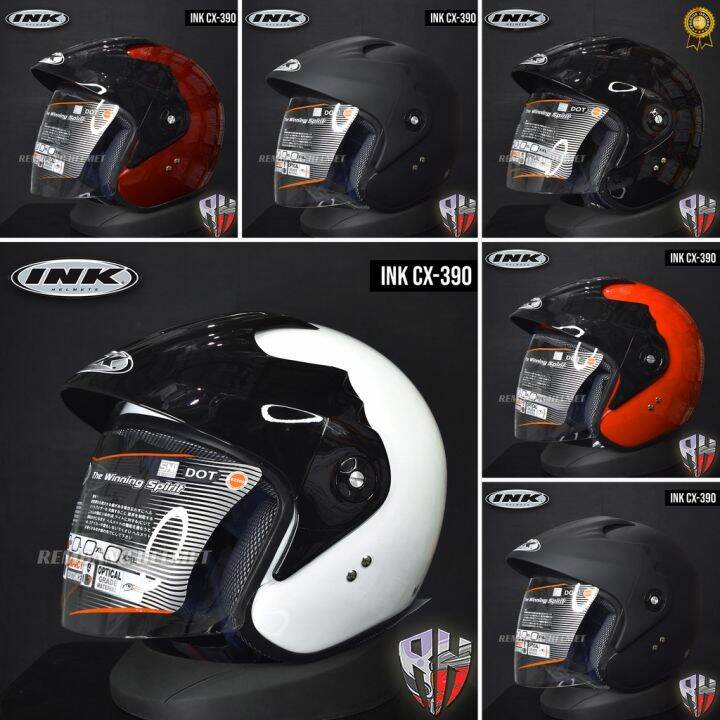Helm Half Face Model Seperti INK BATMAN CX390 SOLID Untuk Pria Dan ...