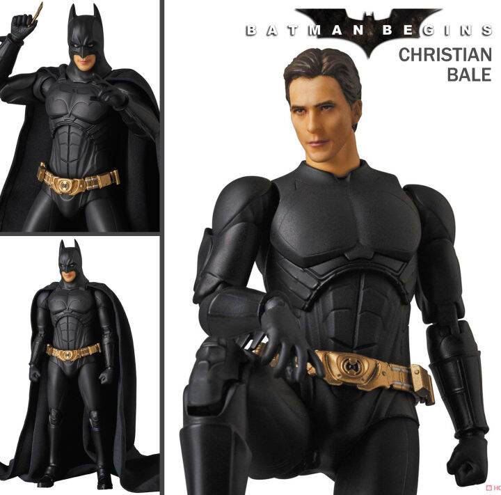 Model โมเดล ของแท้ 100% Medicom Toy Mafex จาก Batman Begins Suit 2005 แ ...