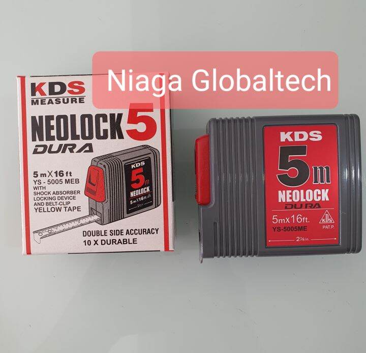 KDS METERAN NEOLOCK 5MTR 5METER 5M KDS | Lazada Indonesia