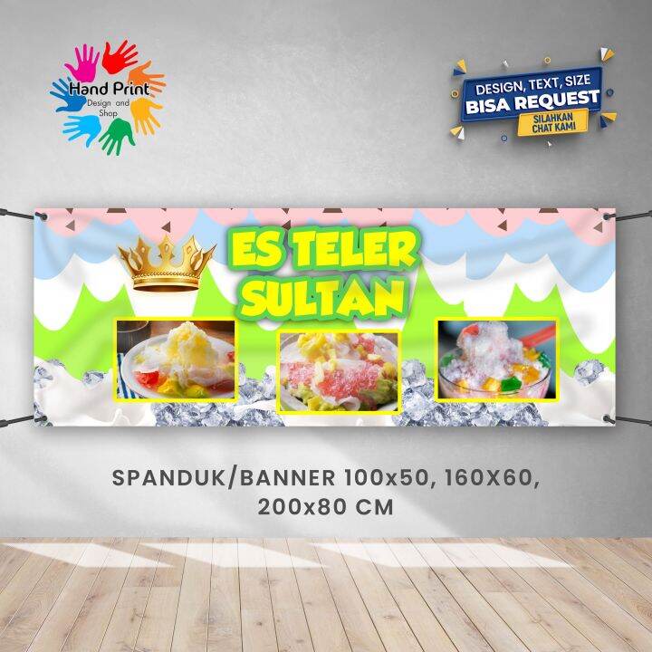 Spanduk Banner Es Teler Sultan Hijau C Gratis Memesan Desain | Lazada ...