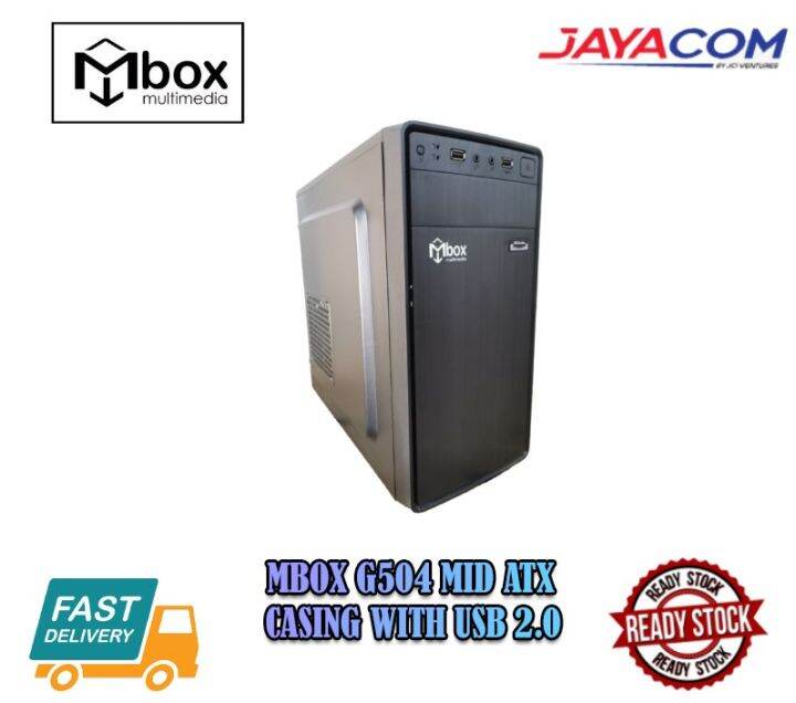 MBOX G504 MID ATX CASING WITH USB 2.0 | Lazada