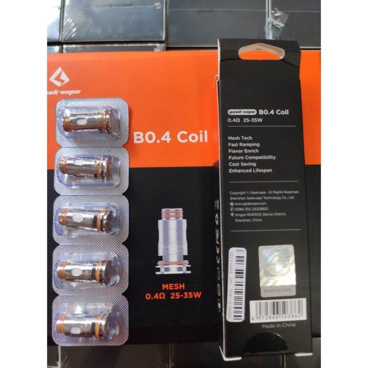 GEEK VAPE BOOST FORMULA MESH 0.4 OHM B Series Coil/Occ for Aegis Boost ...