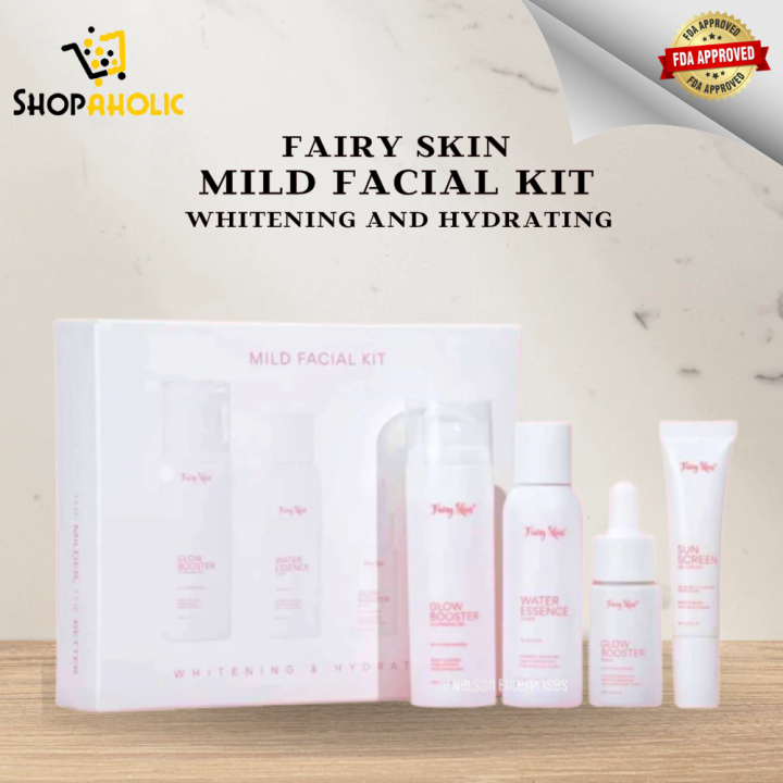 FairySkin Mild Facial Kit Mildkit Set Fairy Skin Mild Skincare Set ...