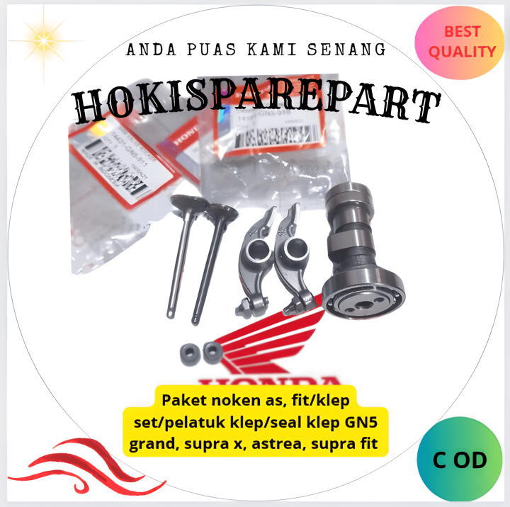 Sedia Paket noken as/klep set/seal klep GN5 Grand, supra x, pelatuk ...