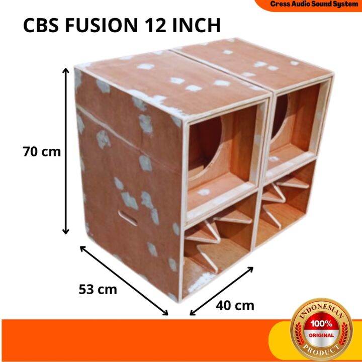 Box Sound System Speaker CBS Fusion Bass 12 Inch Papan Triplek 15mm ...