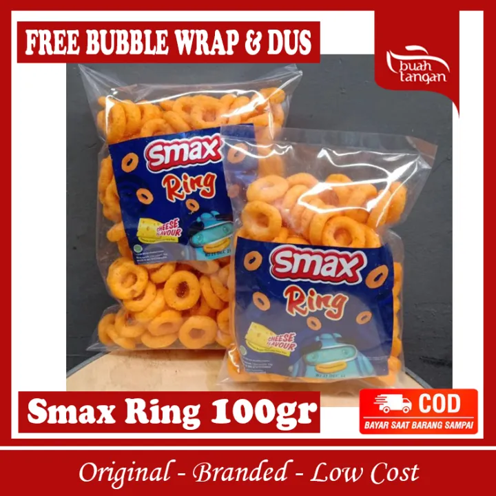 Ring Smax Snack Branded Original Buah Tangan Kemasan 100gr | Lazada ...