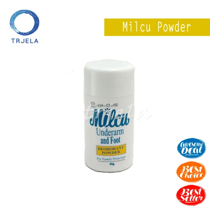 Original Milcu 2-in-One Underarm and Foot Deodorant Powder 40g | Lazada PH