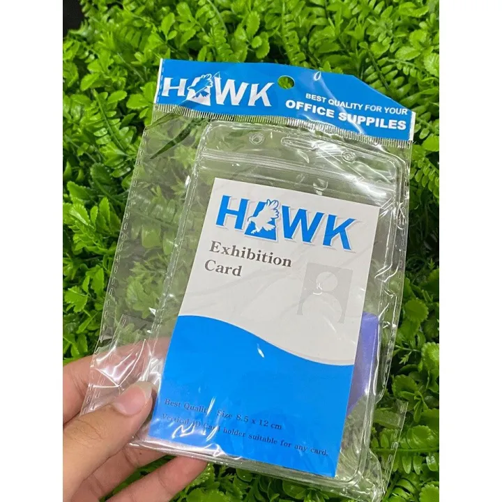 ป้ายชื่อพร้อมเชือกแบบใสแนวตั้ง HAWK B 870-1 | Lazada.co.th