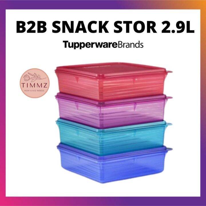 Tupperware B2B SNACK STOR 2.9L 🌺READY STOCK🌺 | Lazada