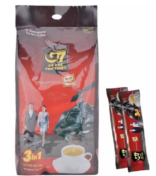 (01 Túi) Cà phê Sữa G7 3in1 Trung Nguyên - Túi 100 Gói - Chính Hãng. Mới Nhất | Lazada.vn