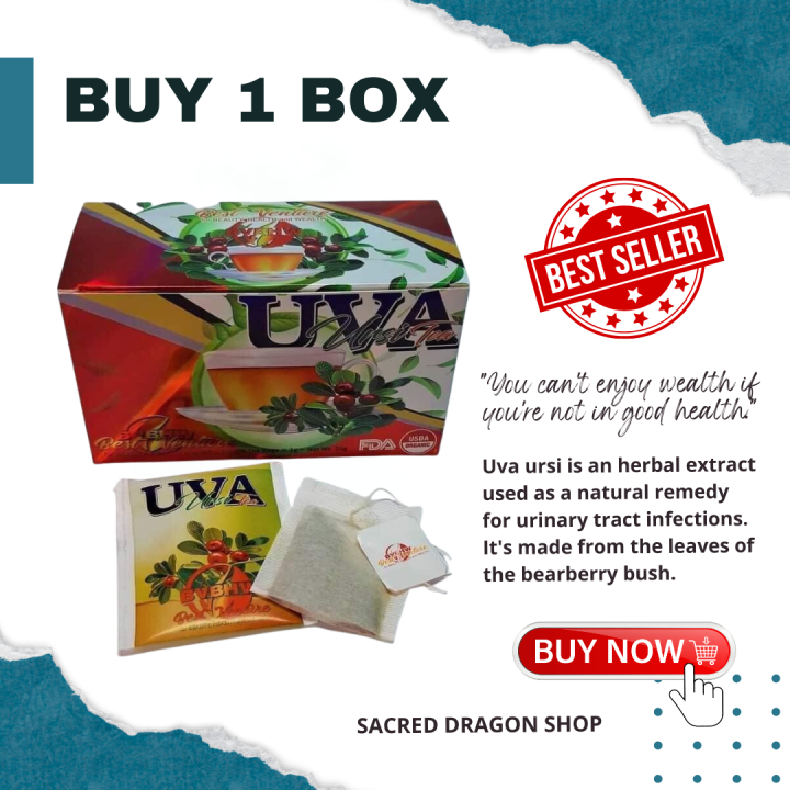 (BUY 1 BOX) UVA URSI TEA - HERBAL TEA / BEST NATURAL ANTIBIOTIC FOR ...