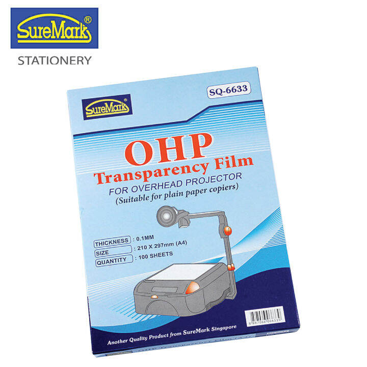 Suremark OHP Transparency Film A4 100 sheets per packet | Lazada Singapore
