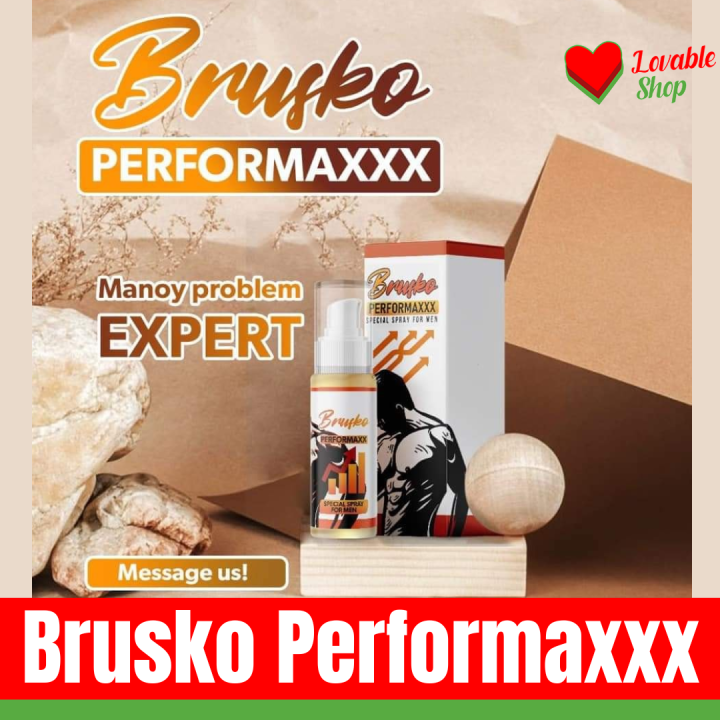 Brusko Performaxxx spray original - Pampalaki, Pampatigas, Pampahaba ng Manoy, Pampalakas ...