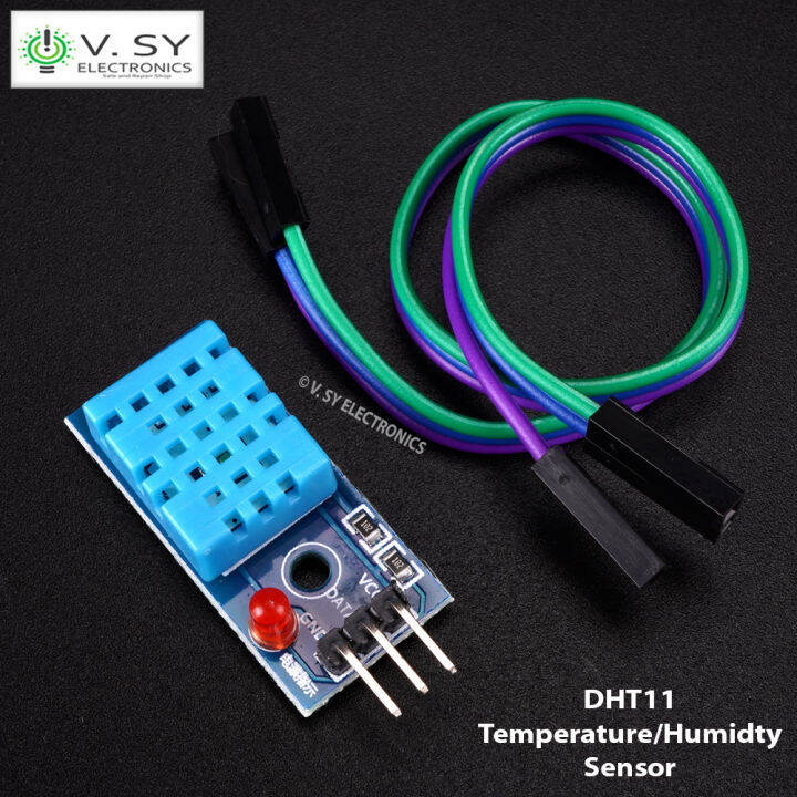 DHT11 Temperature And Relative Humidity Sensor Module For Arduino with ...