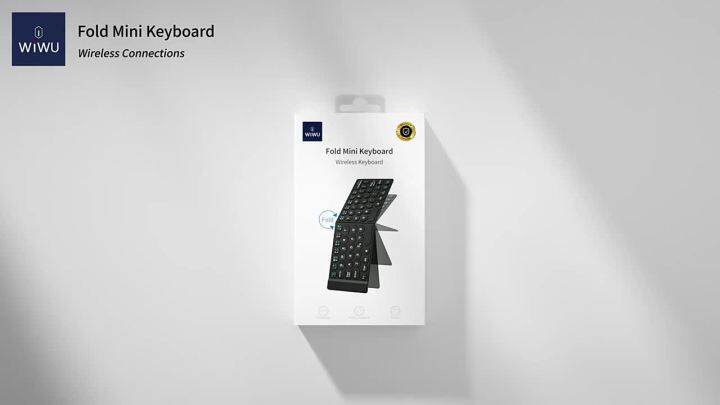 WiWU Tablet Fold Keyboard for Bluetooth Mini Keyboard Compatible iOS ...