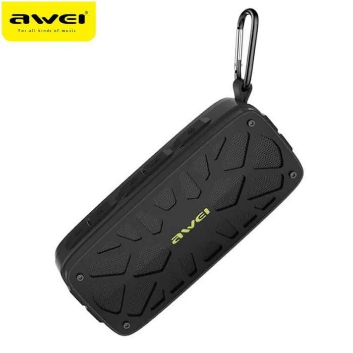 Awei Y330 Outdoor Portable Bluetooth Speaker Support FM-Radio TF-Card ...