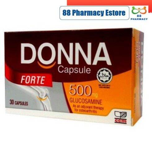 DONNA FORTE (GLUCOSAMINE) 500MG CAPSULES 30'S (EXP:7/2022) | Lazada