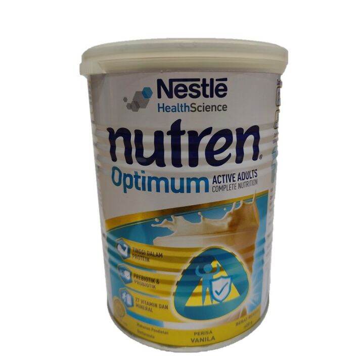 Nestle Nutren Optimum Complete Nutrition Vanilla ( 400 / 800g ) * New Packaging * | Lazada