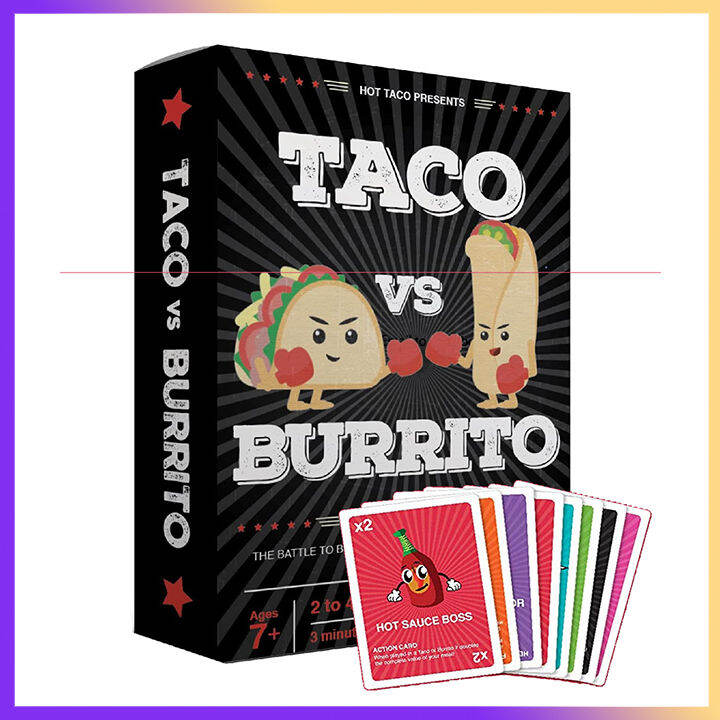 Taco vs Burrito - Popular Surprisingly Strategic Card Game | A Perfect ...