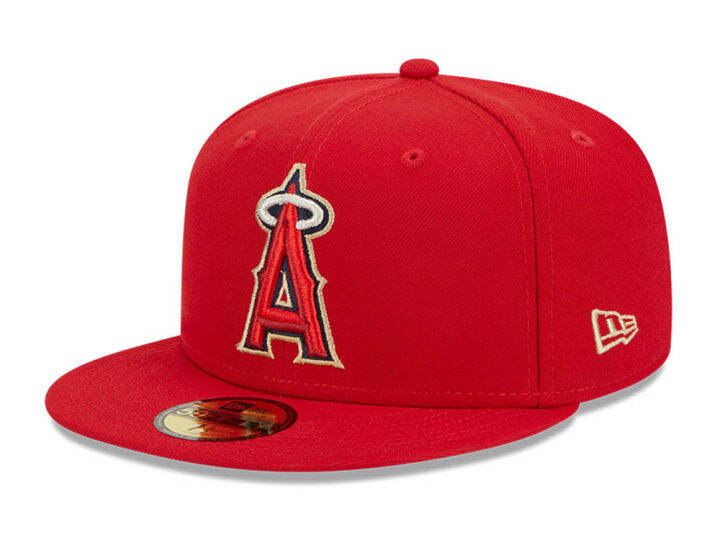 Anaheim Angels MLB Laurel Sidepatch Red 59FIFTY Fitted Cap | Lazada PH