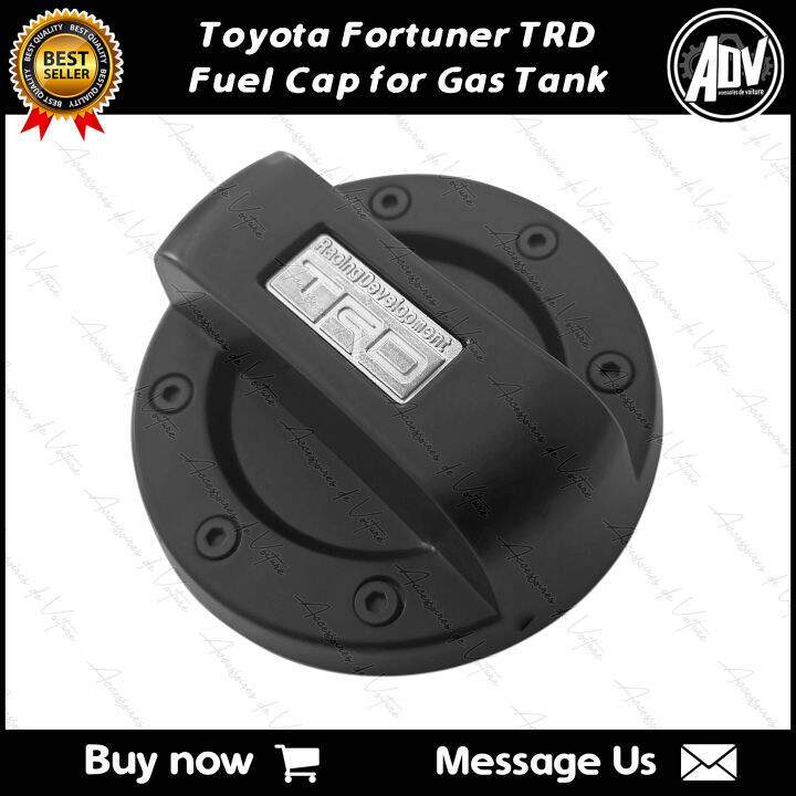 Toyota Fortuner 2016-2021 TRD Fuel Cap for Gas Tank (Black) | Lazada PH