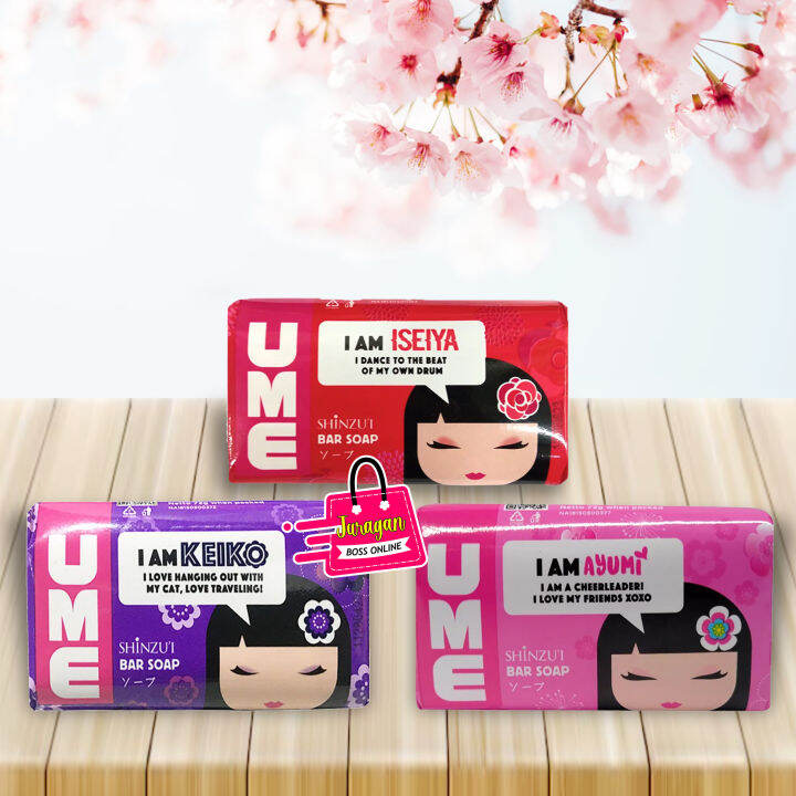 (72gr) Shinzui Bar Soap UME | KEIKO/ISEIYA/AYUMI Sabun Mandi | Lazada ...