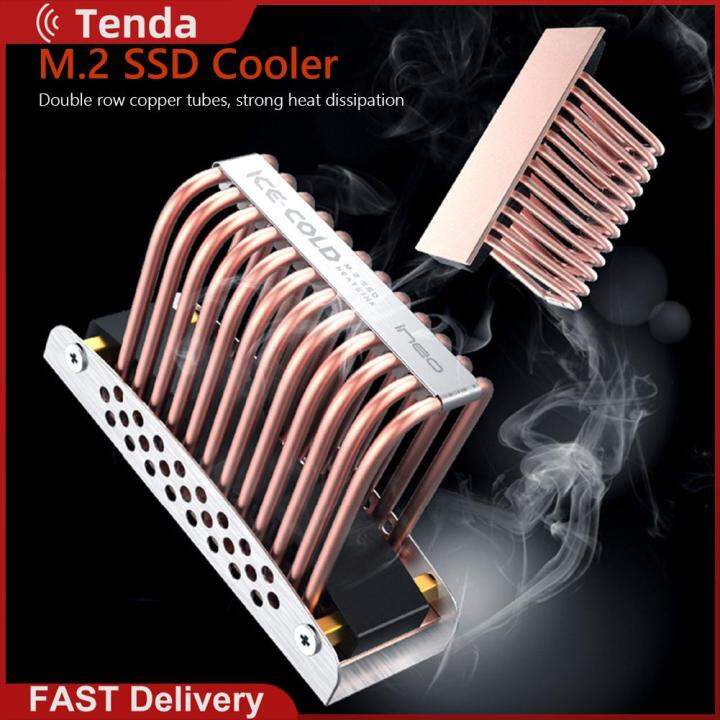 { Fast delivery } M.2 Solid State Drive Heat Pipe Radiator SSD Cooler ...