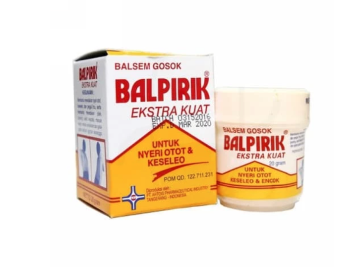 Balsem Balpirik Kuning 20 Gram | Lazada Indonesia