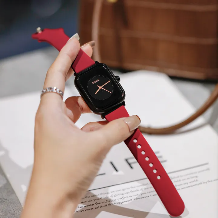 Guou 8162 Ancient European Watch Women's 2022 New Jelly Design Small ...