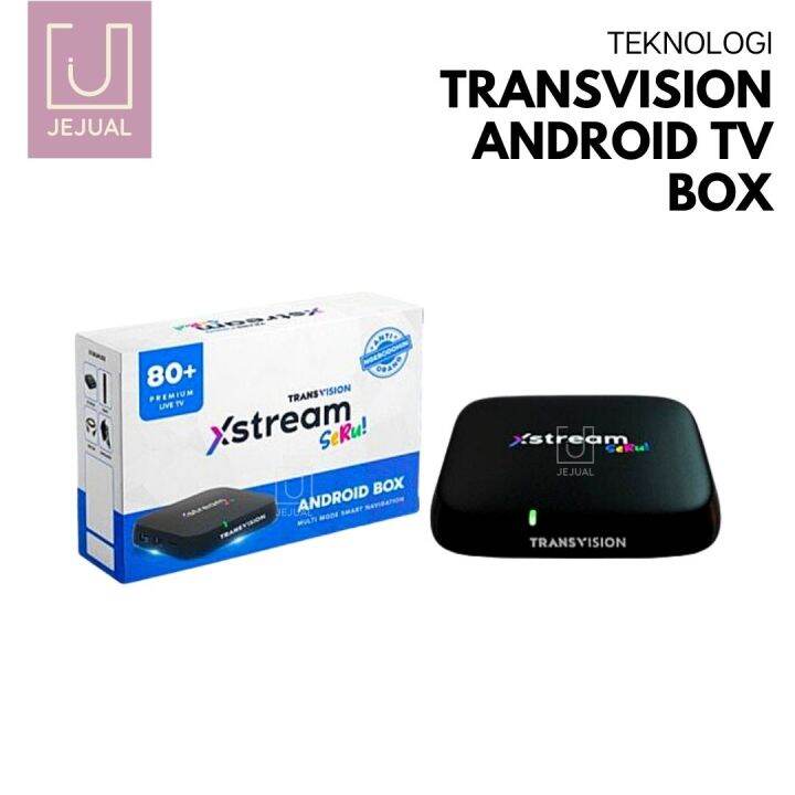 SMART ANDROID TV TRANSVISION Xstream TransTV Box 4K Semua Saluran ...