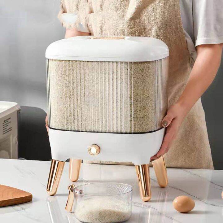 Food-grade thickened rice barrel gold-plated rice barrel for convenient ...