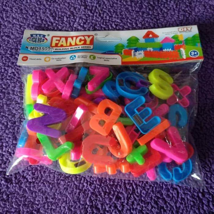 MAINAN HURUF A-Z DAN ANGKA MAGNET TOYS MAGNETIC LETTERS AND NUMBER ...