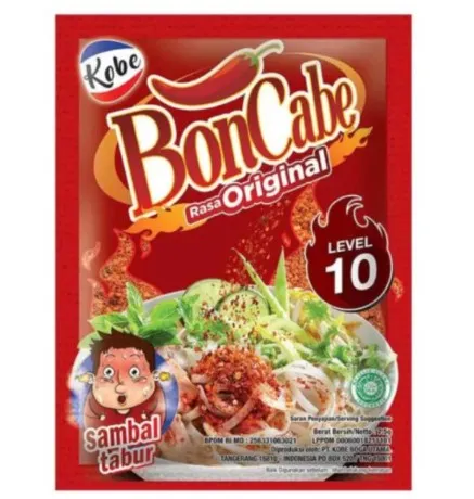 Bon Cabe Level 10 Per Sachet 6g Indonesia Spicy Chili Flakes | Lazada PH