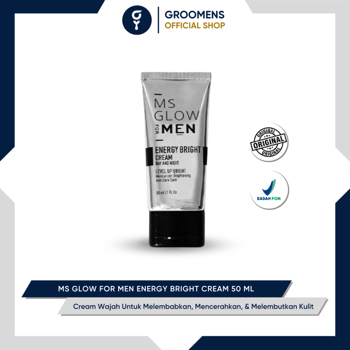 MS Glow For Men - Energy Bright Cream 30 ml | Lazada Indonesia
