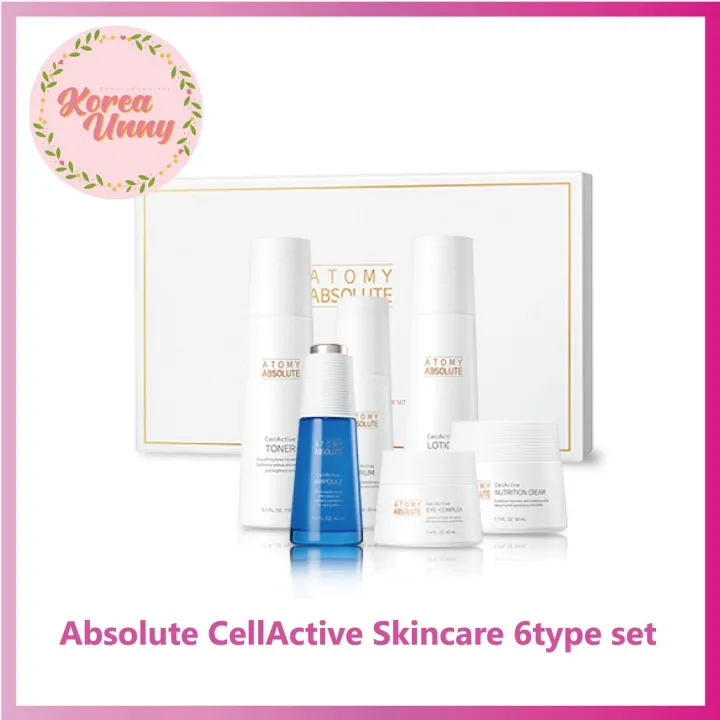 [ATOMY] Absolute CellActive Skincare 6type set / Koreaunny / 100% ...