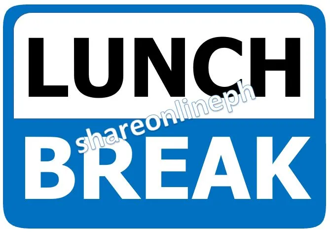 Laminated Signages | Lunch Break | Signage | Sign Boards | Breaktime ...