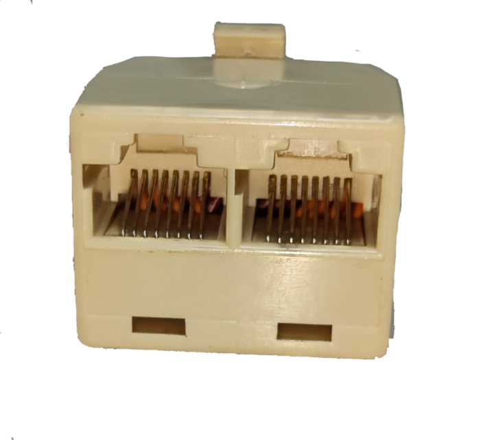 LAN Adaptor 2 Female to 1 Male, 2 LAN Outlet to 1 LAN Plug | Lazada PH