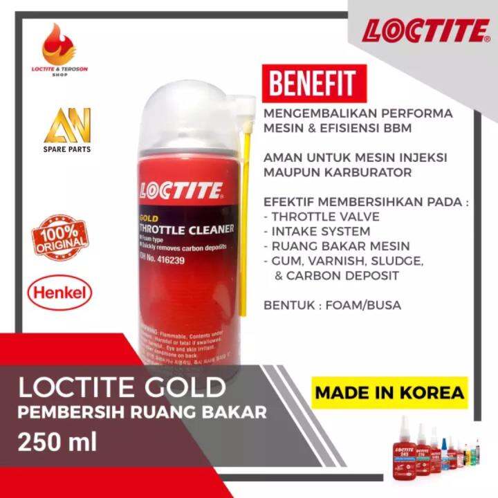 LOCTITE GOLD-THROTTLE BODY CLEANER 250ML | Lazada