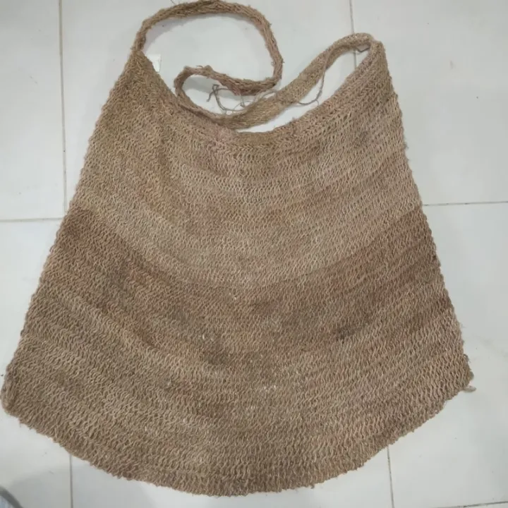 Tas Noken Asli Wamena Papua Bahan Tali Genemo Ukuran Besar | Lazada ...